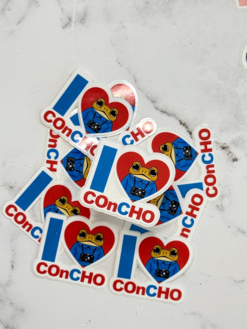 I Love Concho Bad Bunny Custom Sticker - Etsy
