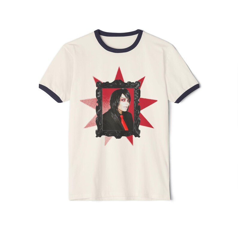 Trisha Paytas Rockstar Era Cosplaying Gerard Unisex Cotton Ringer T ...