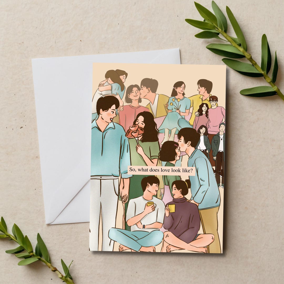 Romantic Printable Greeting Card – Love Card for Anniversary, Wedding ...
