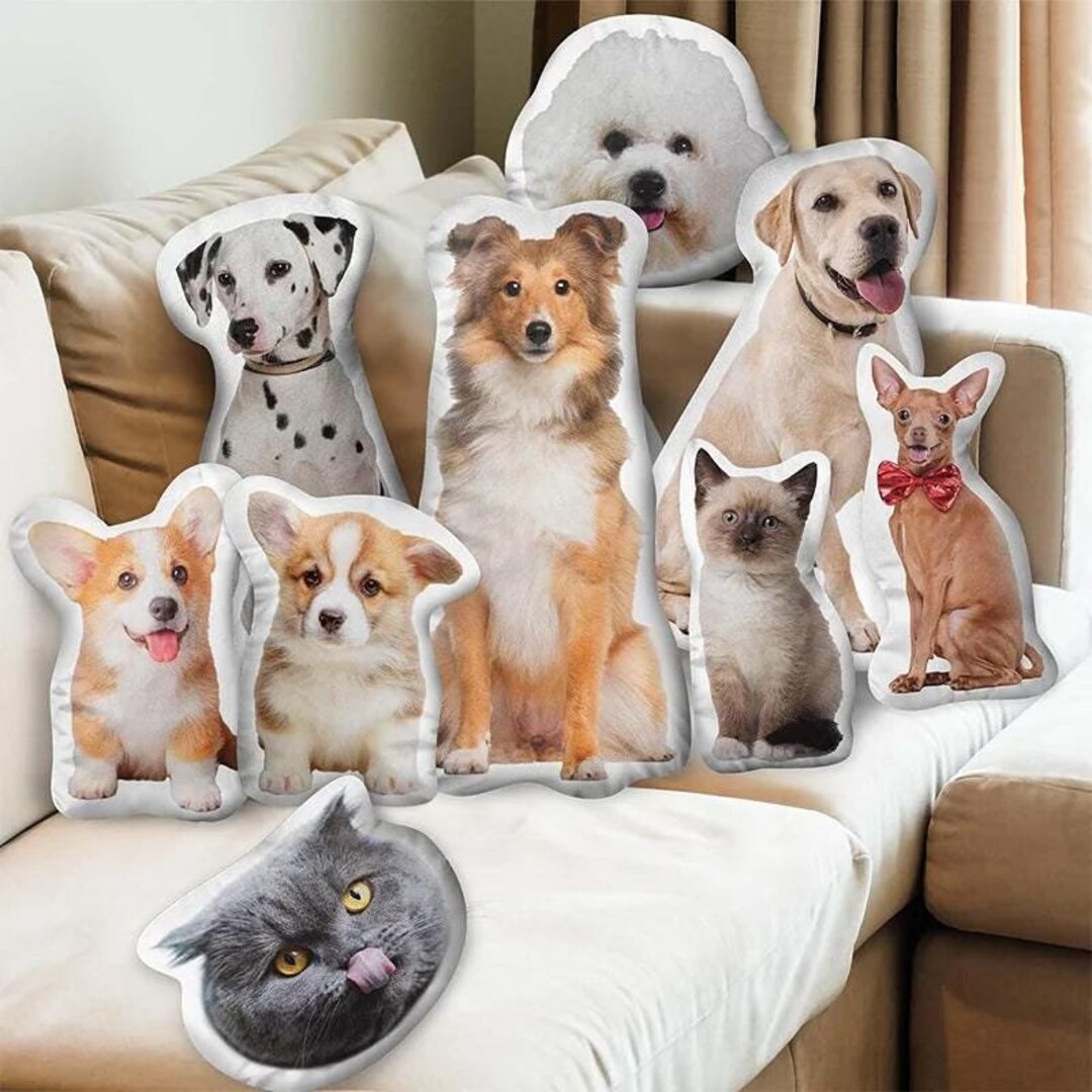 Personalized Dog Photo Pillow | 3D Photo Pillow | Pet Lover Gift | Dog ...
