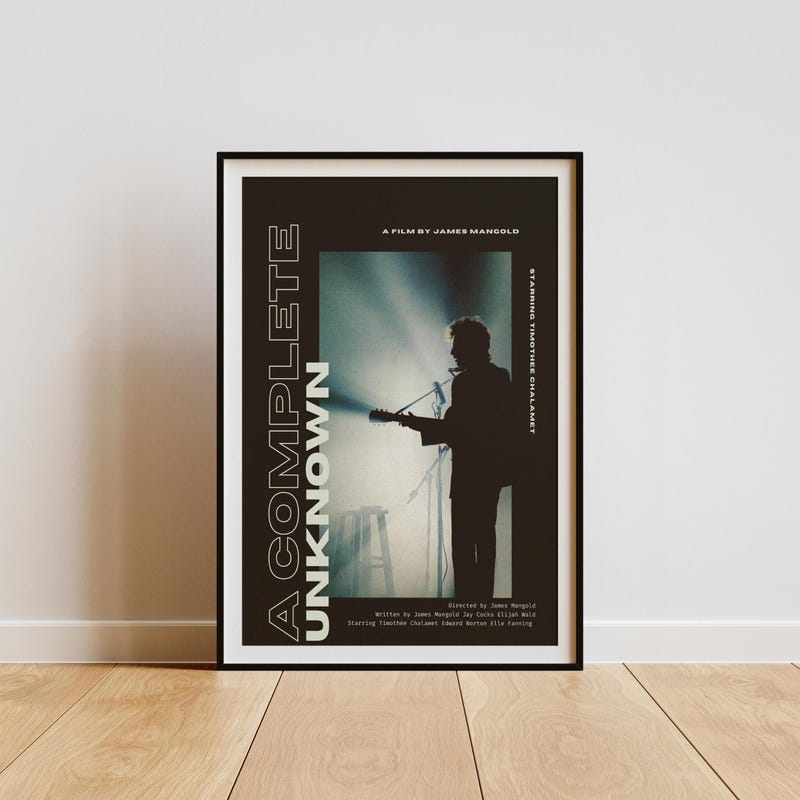 A Complete Unknown Movie Poster - Etsy