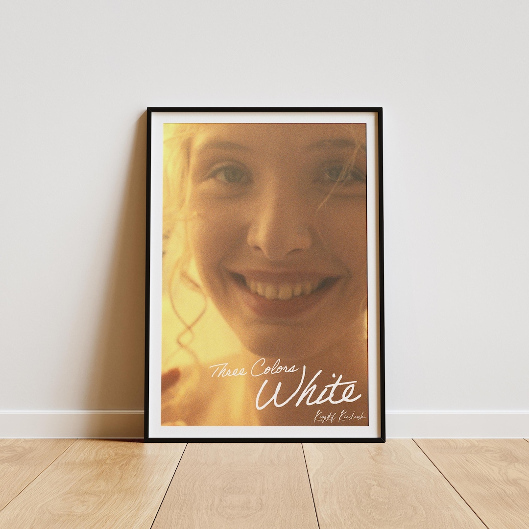 Three Colors White Film Poster: Kieslowski Arthouse Print (digital ...