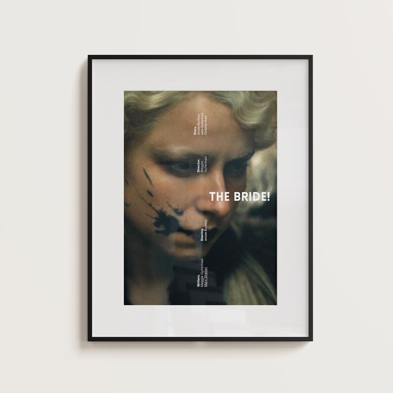 The Bride Movie Poster: Maggie Gyllenhaal Film, Digital Download - Etsy
