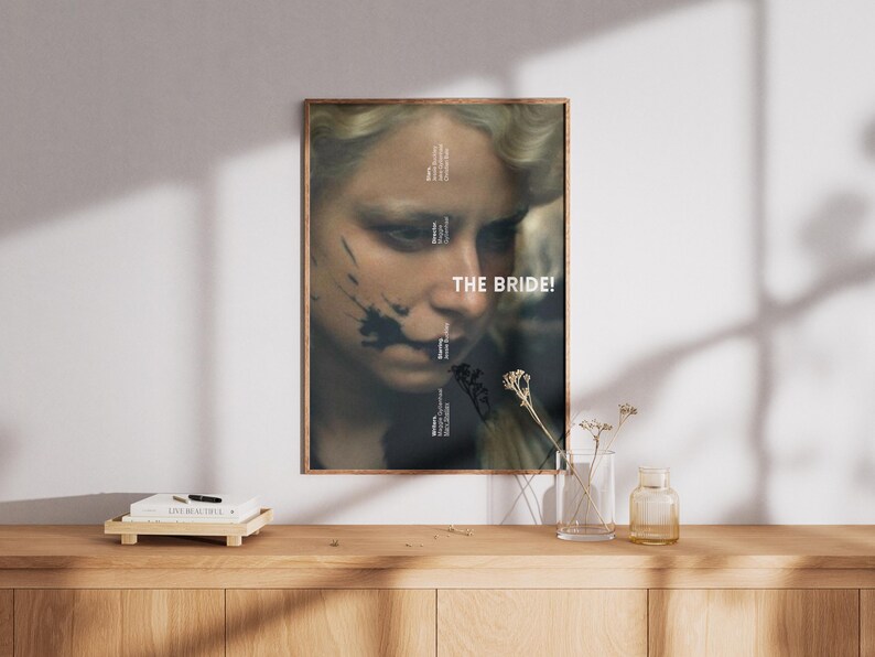 The Bride Movie Poster: Maggie Gyllenhaal Film, Digital Download - Etsy