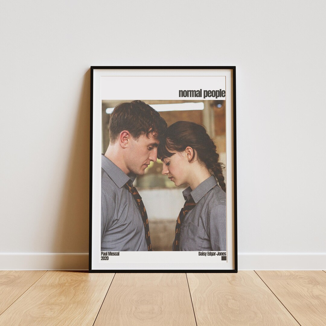 Normal People Poster: Paul Mescal, Daisy Edgar-jones - Romance Drama ...