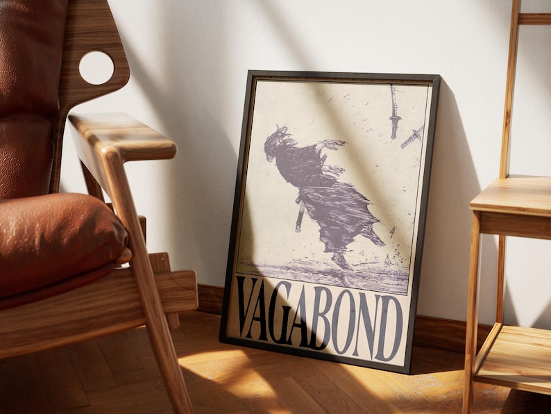 Vagabond Manga Poster: Miyamoto Musashi Samurai Art (digital Download ...