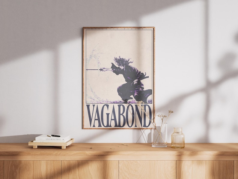 Vagabond Manga Poster: Miyamoto Musashi Samurai Art (digital Download ...