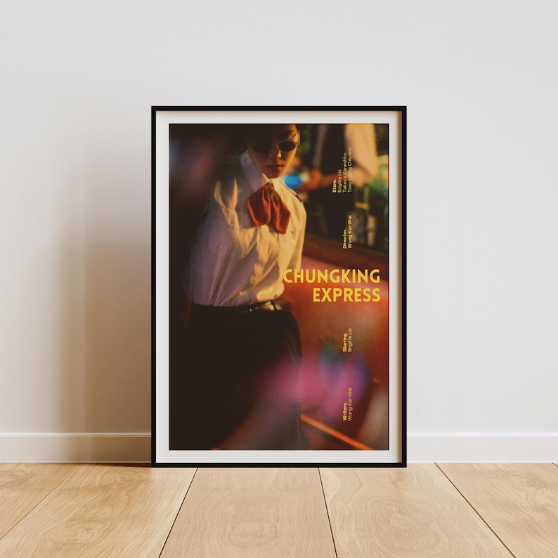Chungking Express Poster, Wong Kar Wai Wall Art, Faye Wong Tony Leung ...