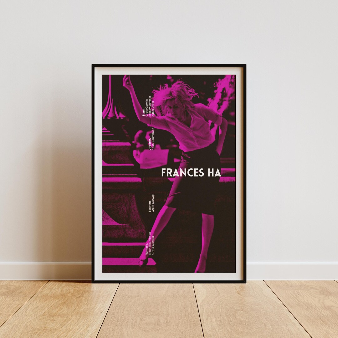 Frances Ha Poster, Digital Poster, Noah Baumbach Greta Gerwig, Wall Art ...