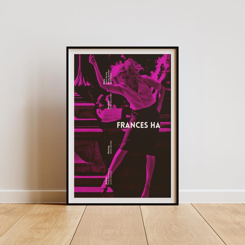 Frances Ha Poster, Digital Poster, Noah Baumbach Greta Gerwig, Wall Art ...
