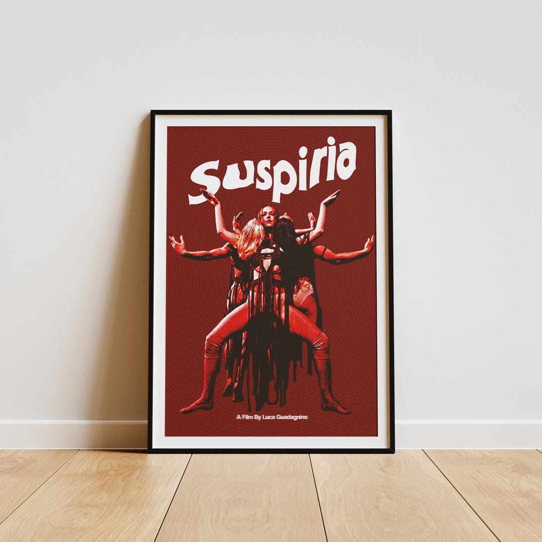 Suspiria 2018 Movie Poster, Dakota Johnson Tilda Swinton Print, Witch ...