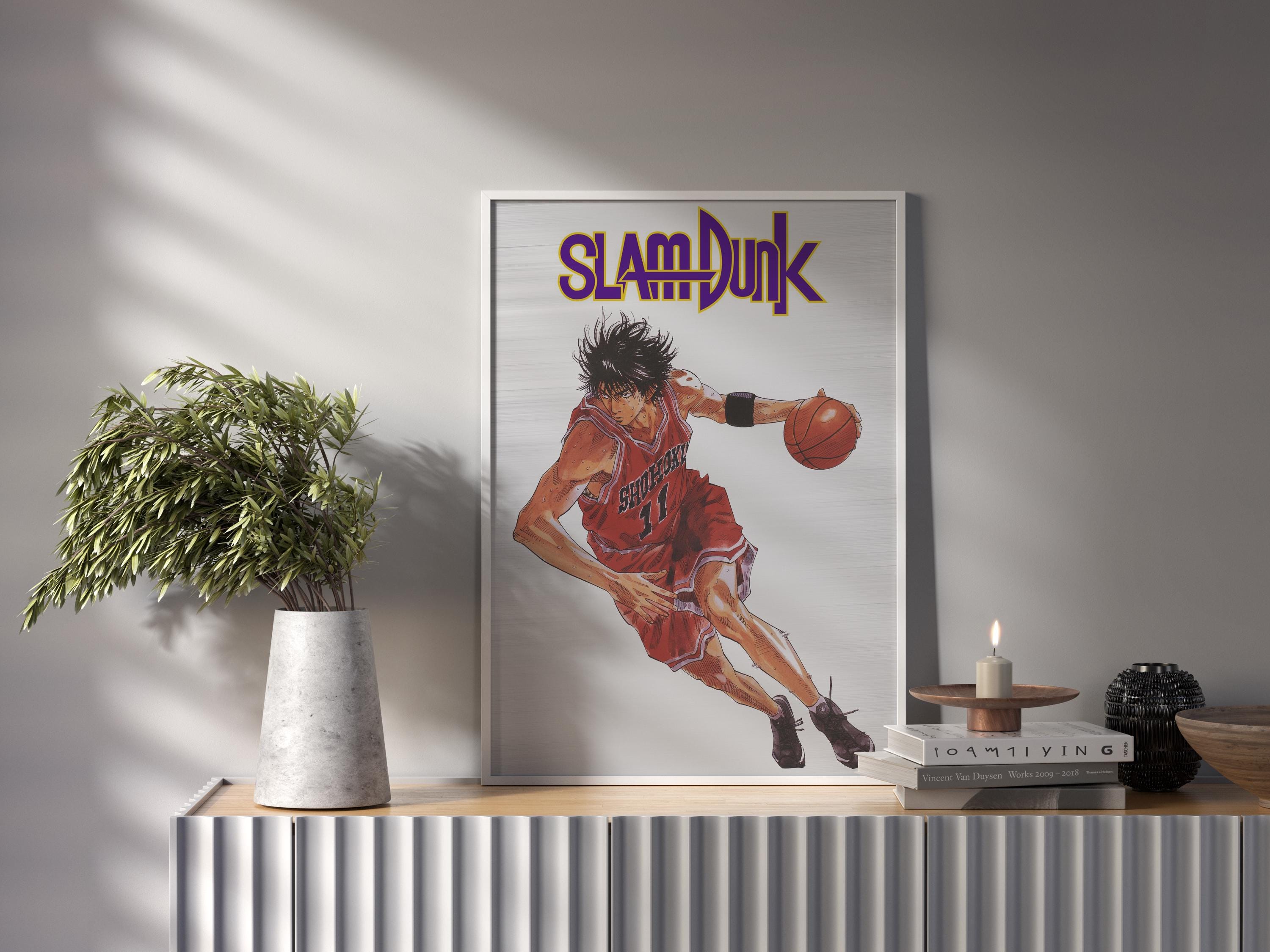 Slam Dunk Anime Poster: Hanamichi Sakuragi Basketball Art (PNG, PDF ...