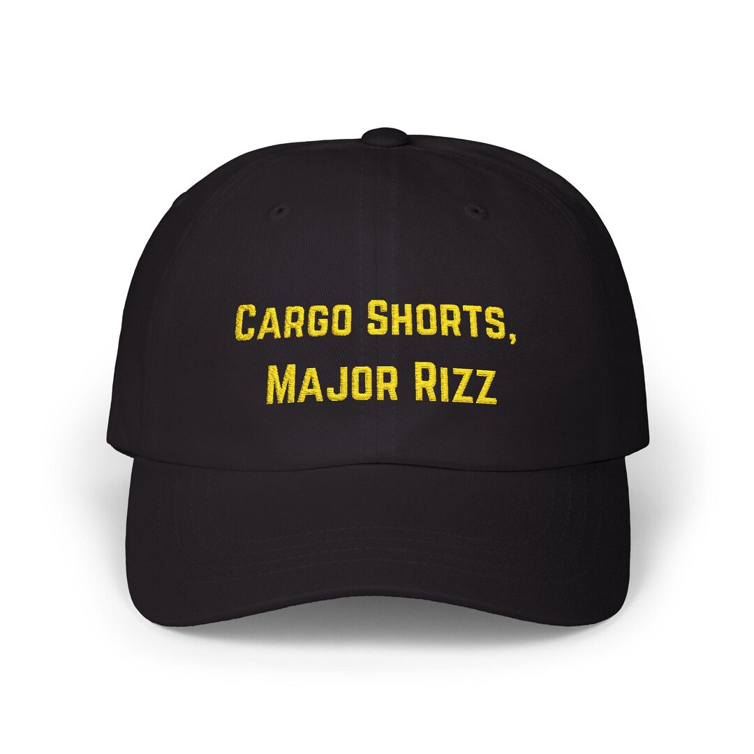 Cargo Shorts Major Rizz Embroidered Dad Hat - Etsy
