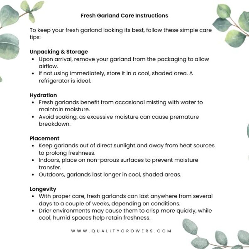 Leyland Garland - Etsy