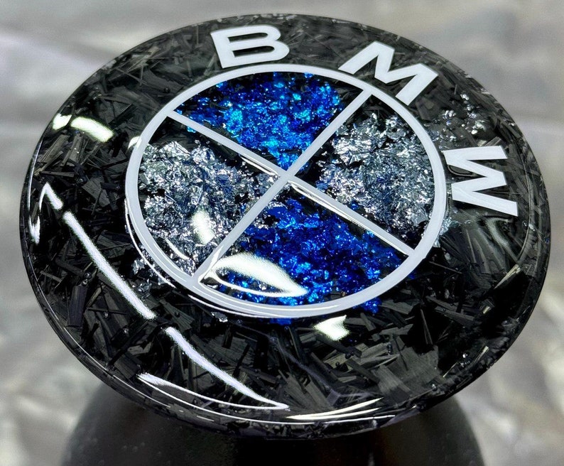 Forged Carbon Fiber Emblem Badge: Custom Roundel Logo - Etsy