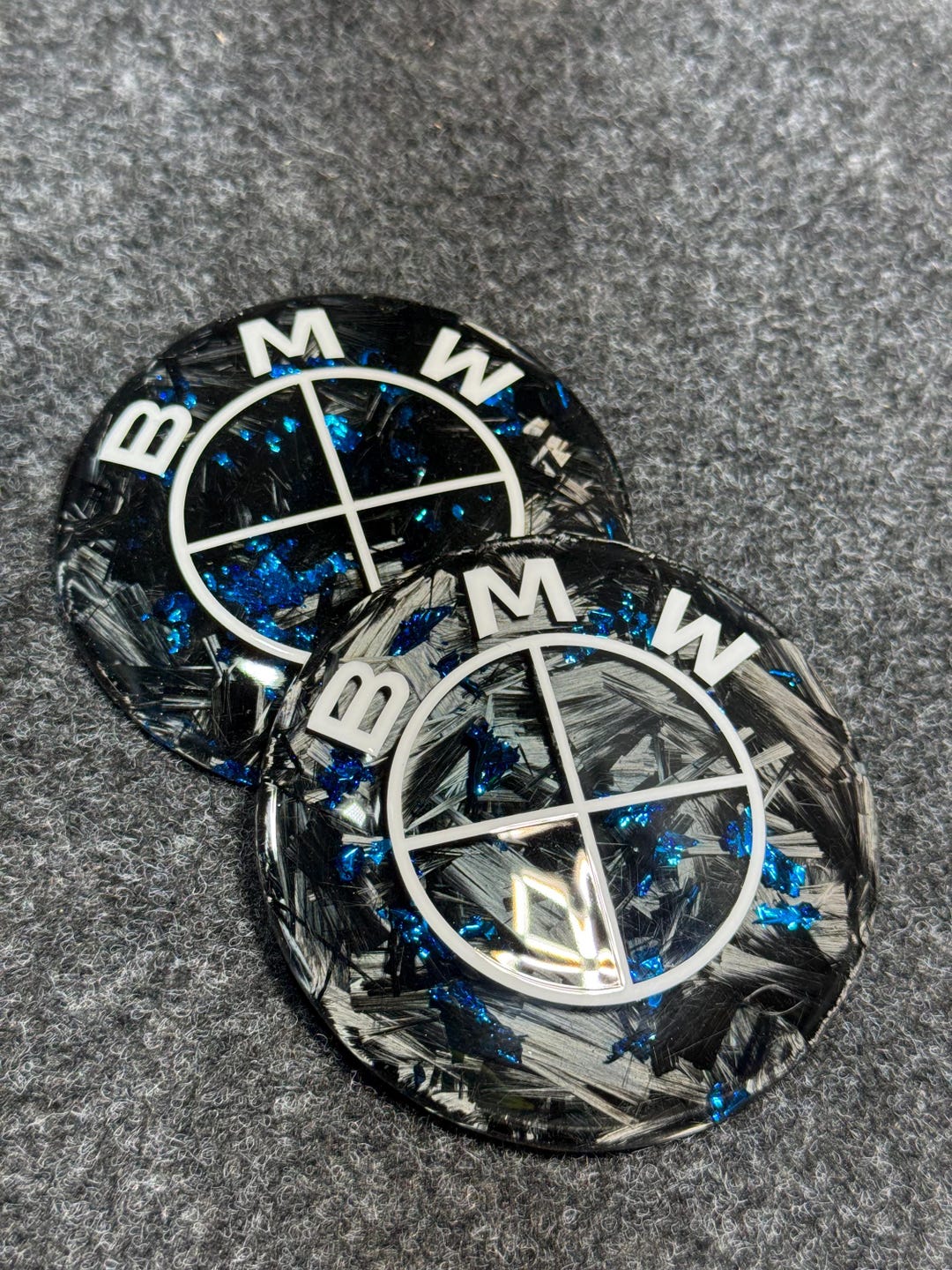 Carbon Emblem (logo) for BMW. Two Badges 82mm - Etsy