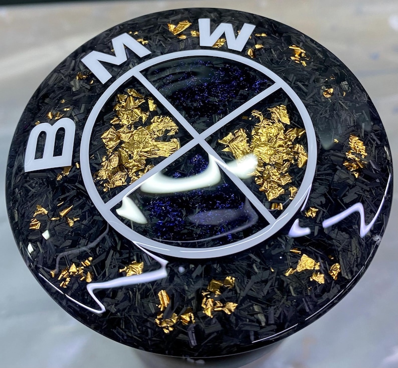 Carbon Fiber BMW Emblem Badge - Custom BMW Logo Replacement for Car ...