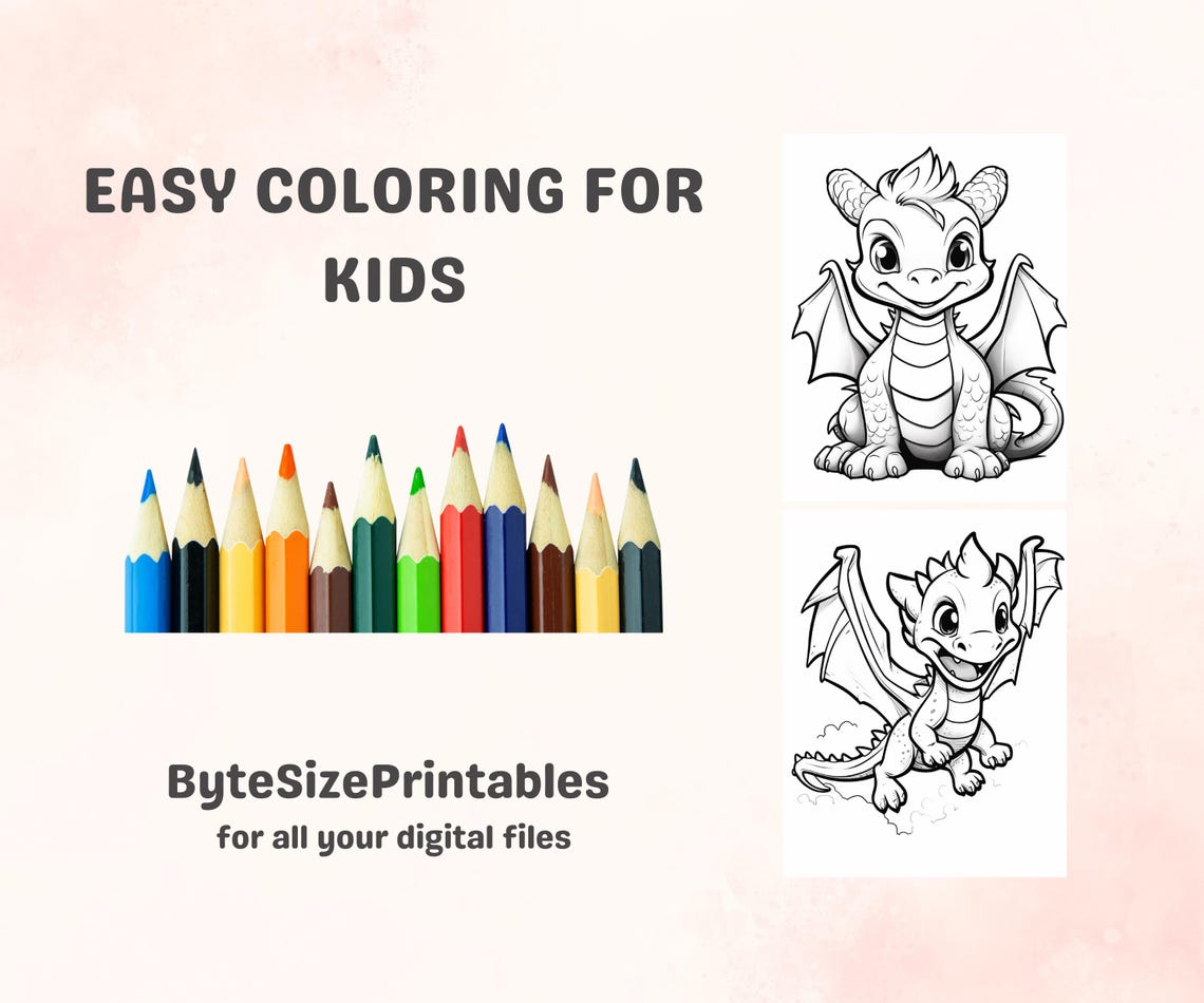 Printable Coloring Pages for Kids Coloring Pages Bold and Easy Designs ...