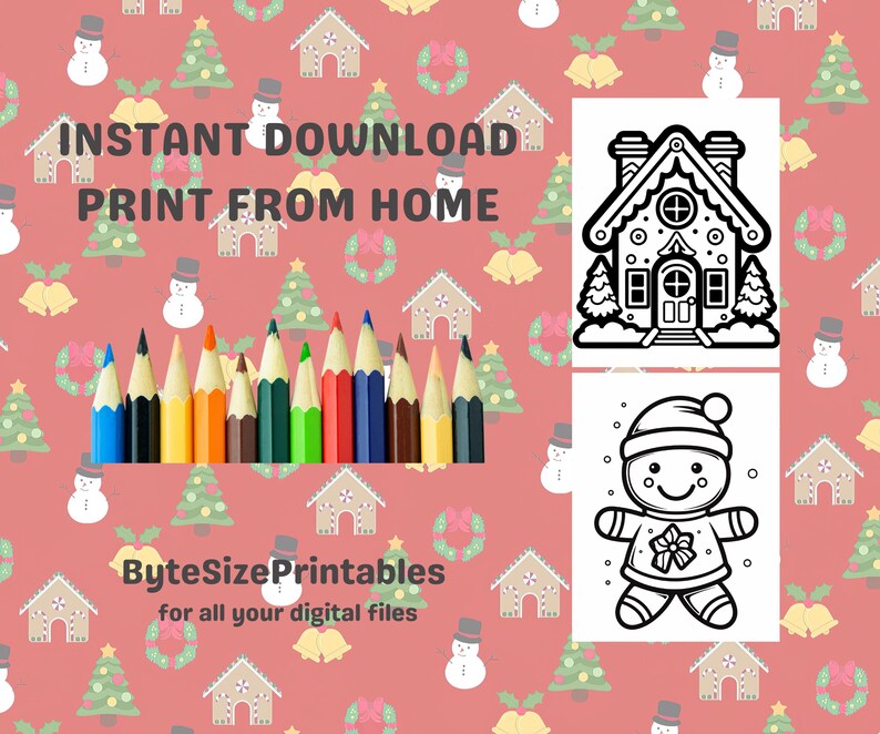 Christmas Coloring Pages for Kids Coloring Pages Christmas Activity for ...