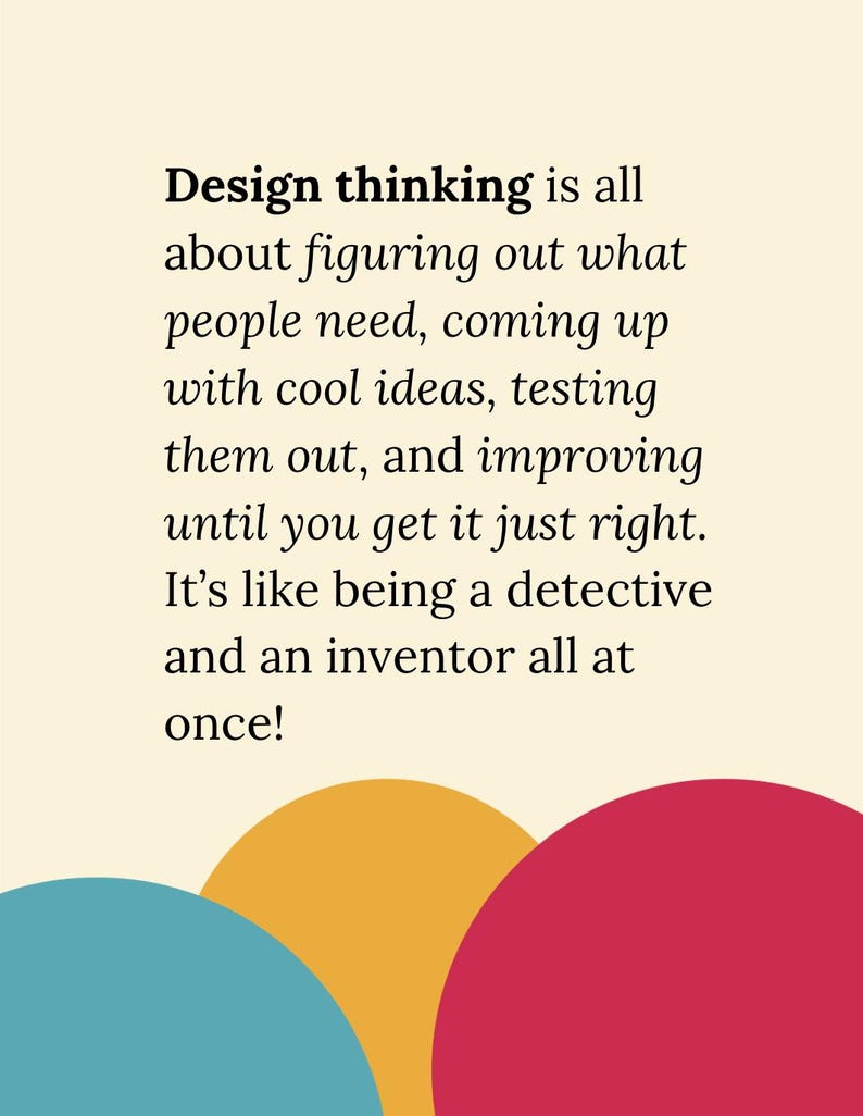 Design Thinking Activity for Kids Digital Download - Etsy