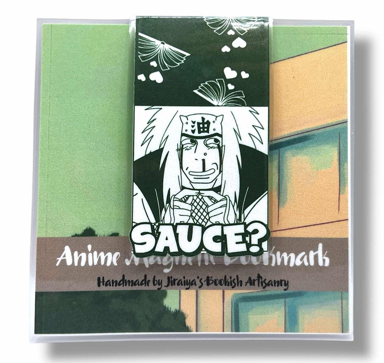 Naruto Jiraiya Chibi Character Magnetic Bookmark, Anime Magnetic ...