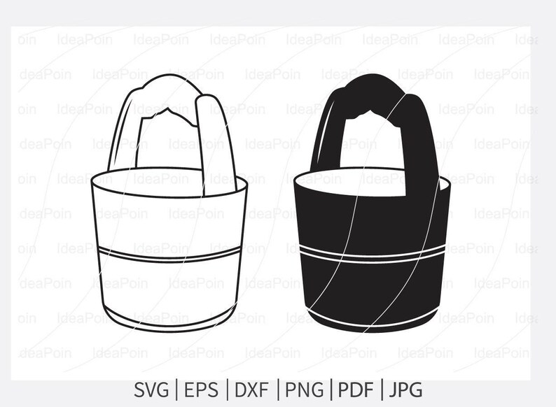 Bucket SVG, Bucket Vector, Bucket Svg Bundle, Old Bucket Svg, Bucket Icon, Bucket Cut File ...