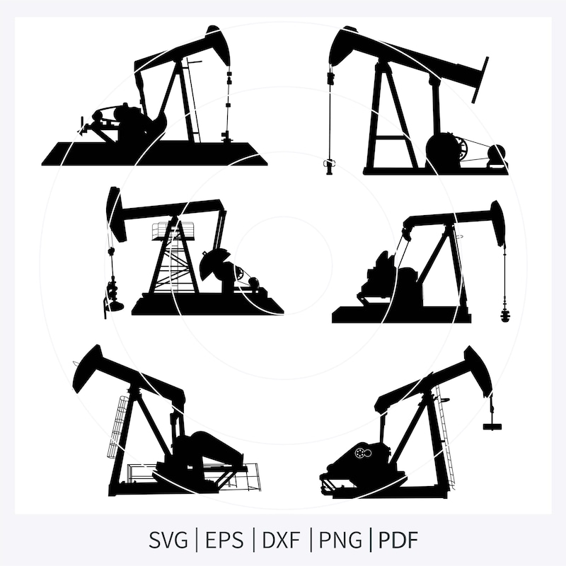 Oil Field Svg - Etsy