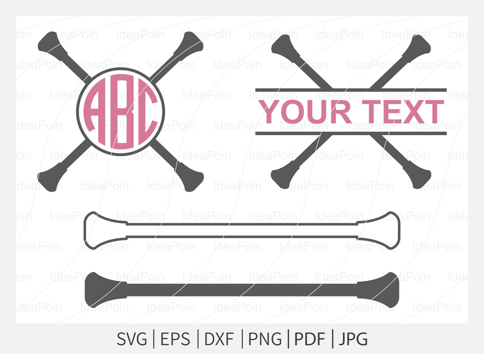 Baton Twirling Svg, Dance Gymnastics Monogram SVG, Baton Twirling Dance ...