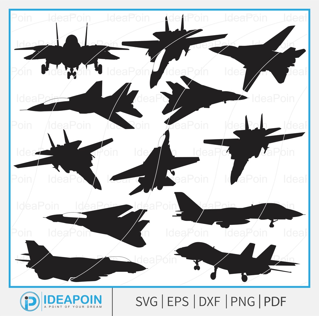 F-14 Tomcat Svg, F-14 Tomcat Fighter Jet SVG, Navy F14 Tomcat SVG, F14 ...