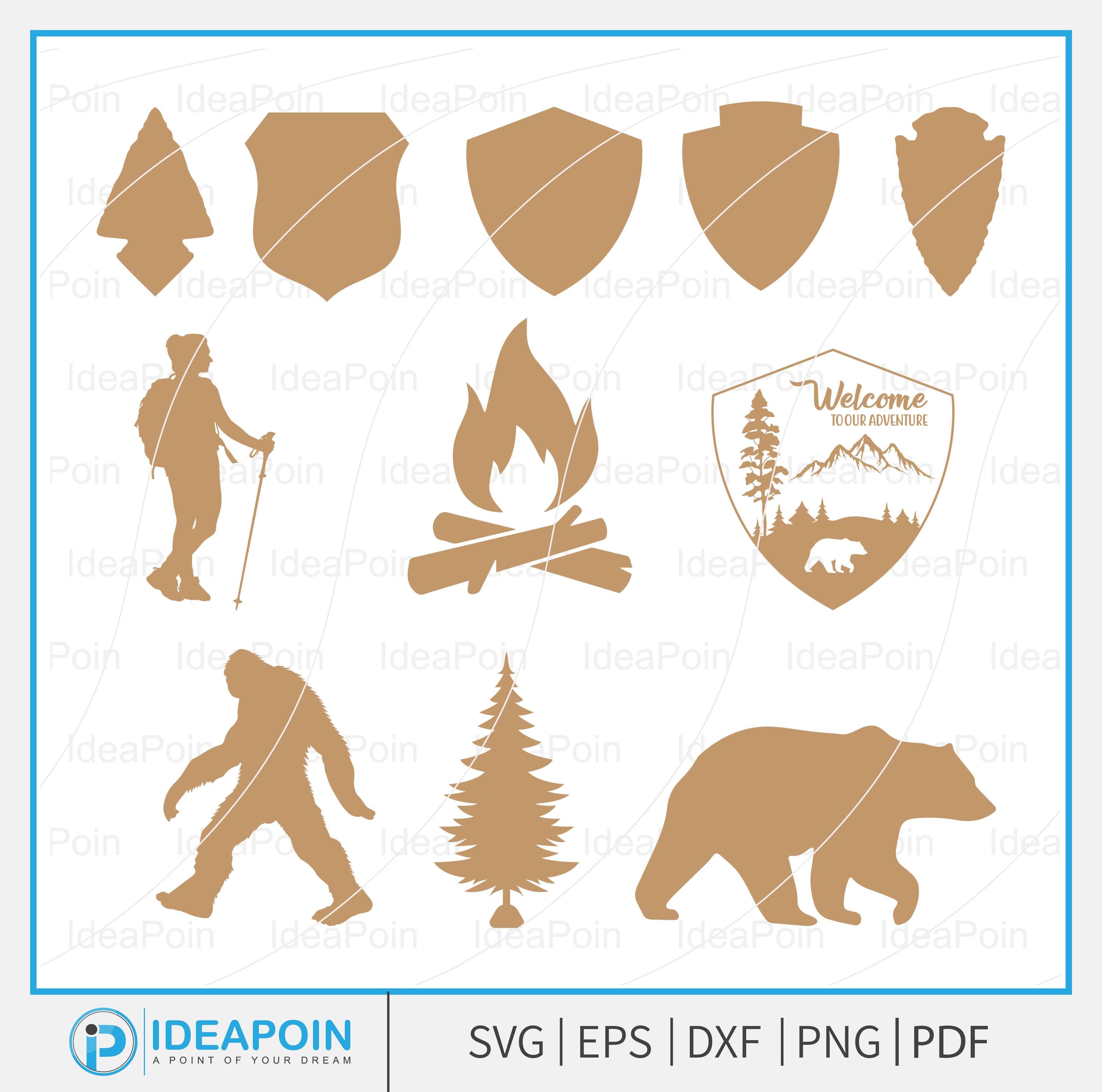 Customizable National Park Sign Templates (svg, Png, Eps, Dxf) - Etsy