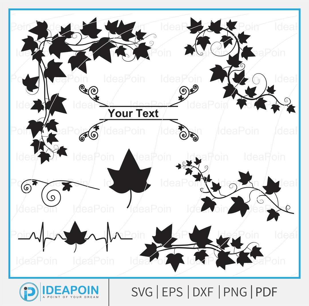 Ivy Leaf Svg, Ivy Leaf Silhouette, Ivy Leaf Png, Ivy Leaf Vector, Ivy ...