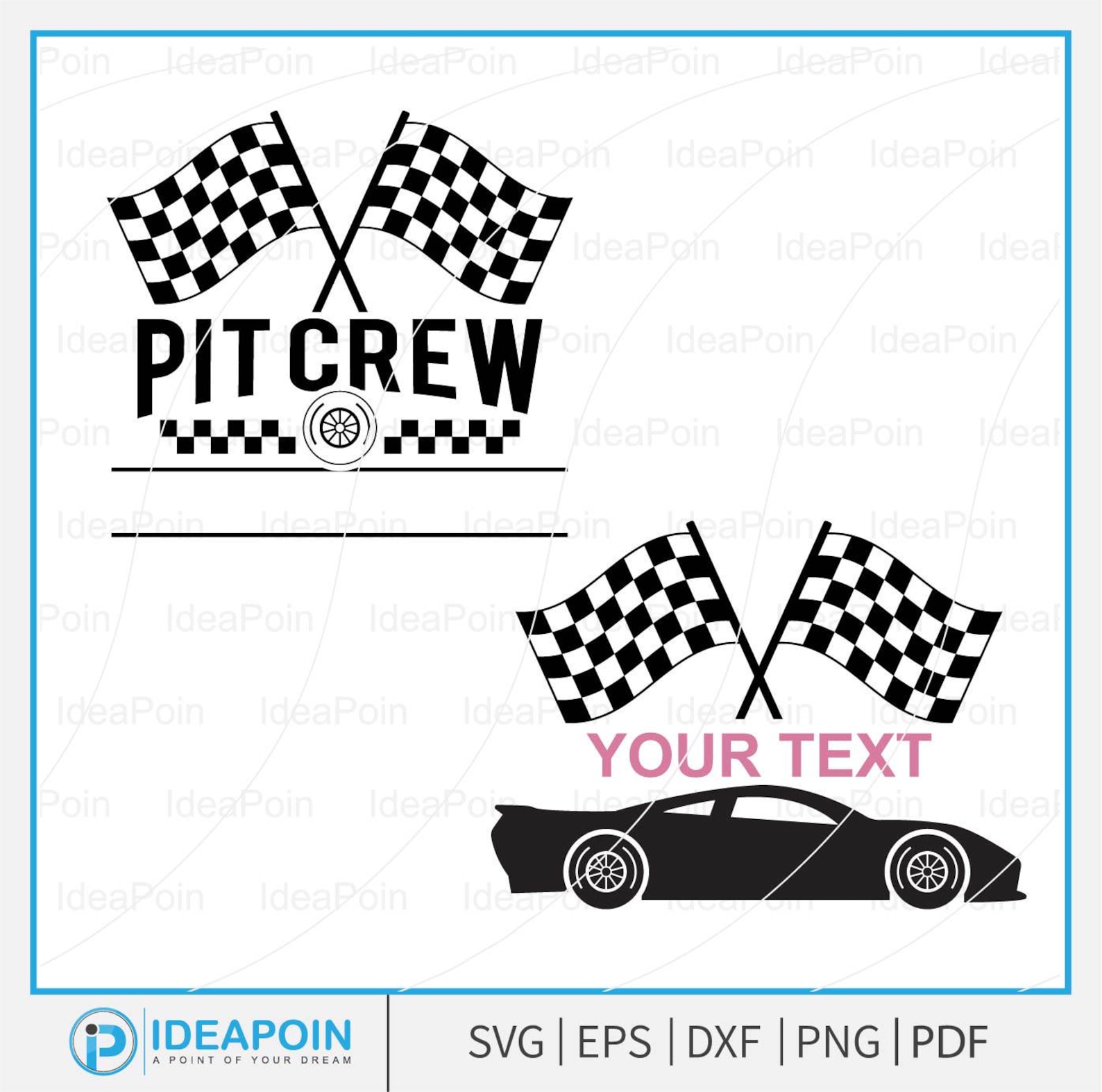 Pit Crew Svg, Pit Crew Custome Design, Checkered Flag Svg, Race Car PNG ...