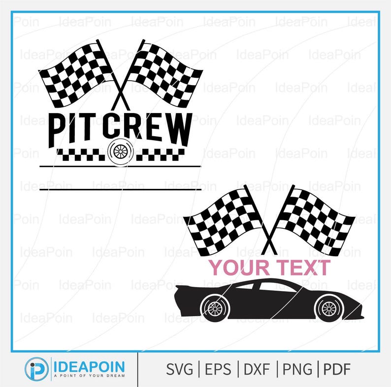 Pit Crew Svg, Pit Crew Custome Design, Checkered Flag Svg, Race Car PNG ...