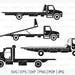 Rollback Tow Truck SVG, Clipart Cricut, Wrecker Silhouette (digital ...