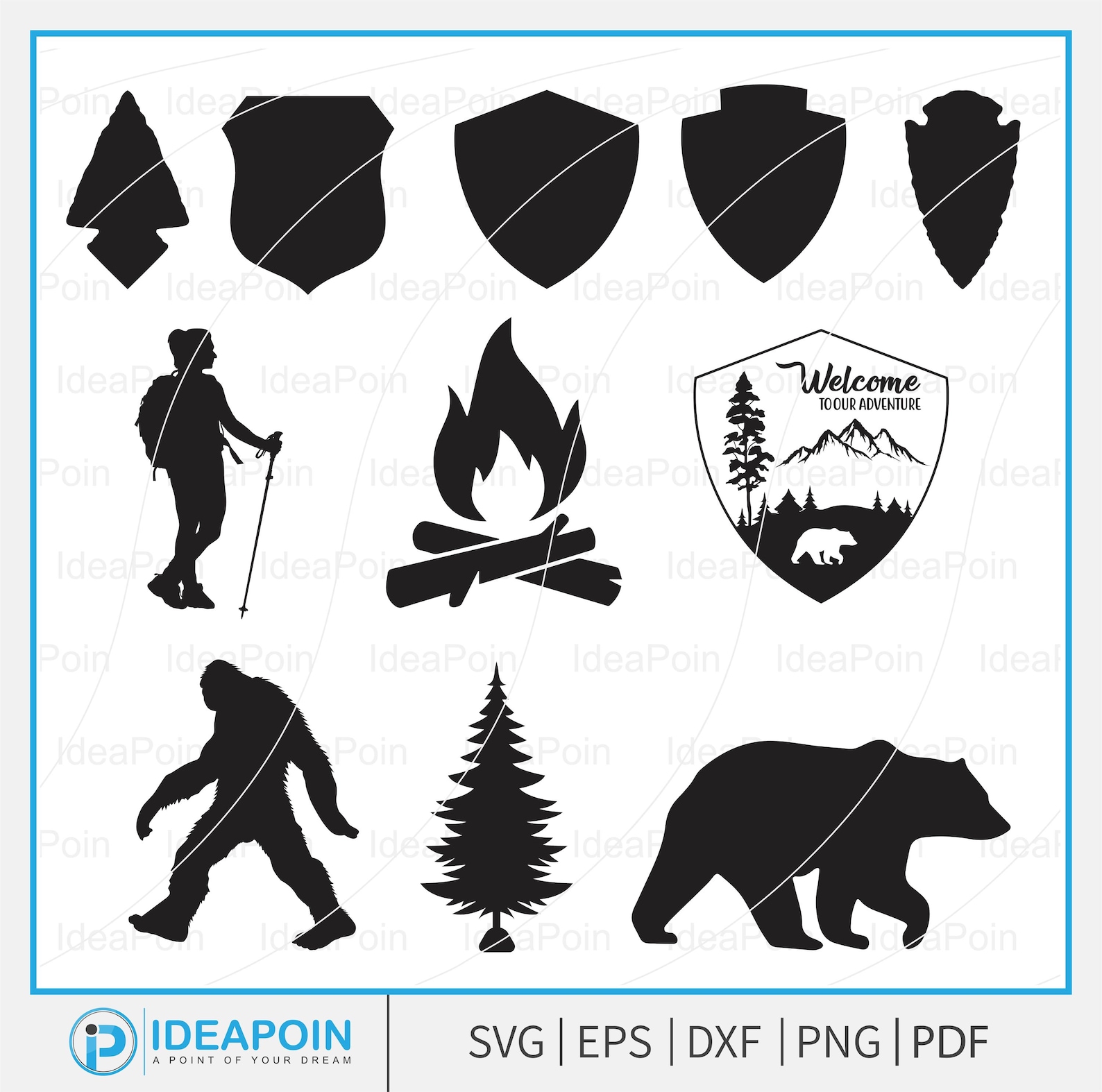 Customizable National Park Sign Template (svg, Png, Dxf, Eps) - Etsy