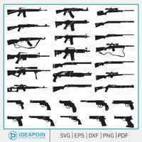 Shotgun SVG, Shotgun Clipart, Vector Shotgun Cut File for Cricut, PNG ...