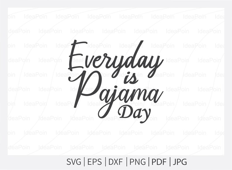 Pajama Day SVG Bundle, Pajama Shirt Designs (digital Download) - Etsy