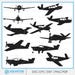 Boeing 747 400 3 View Svg Vector File Patch, Vector, Svg, Engraving ...