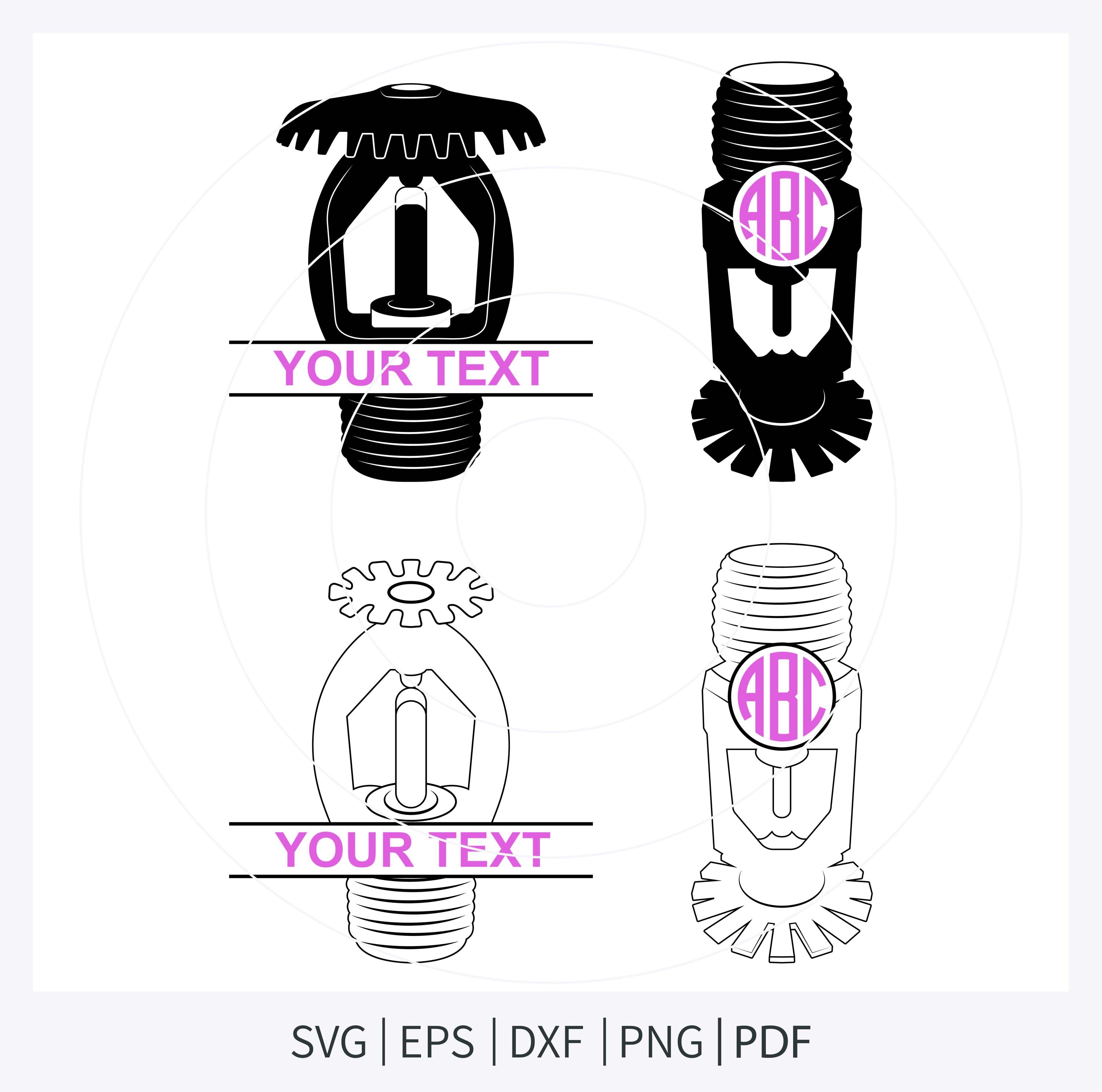 Fire Sprinkler SVG Files for DIY Projects (digital Download) - Etsy