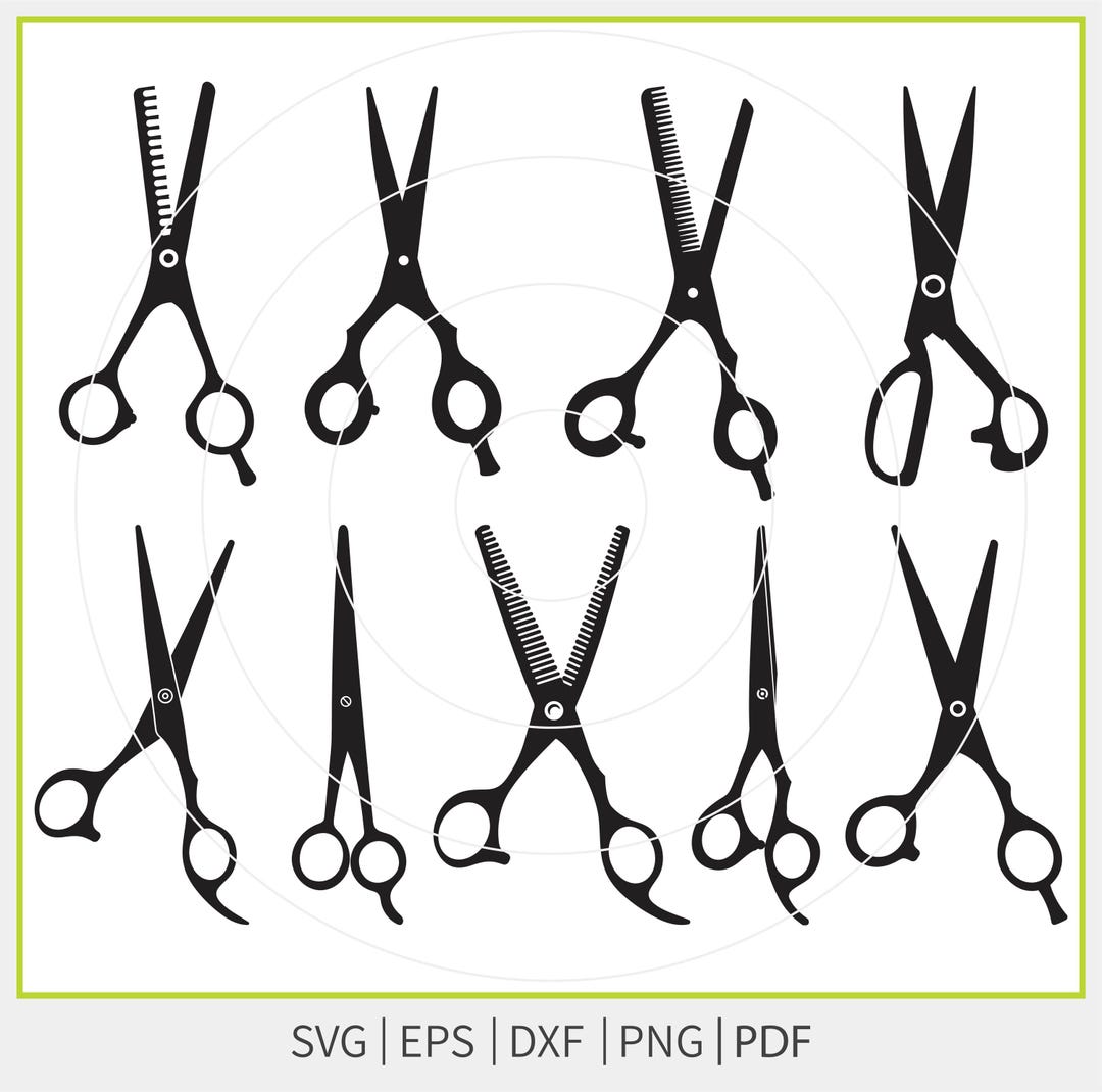 Scissors SVG Cut File; Barber Scissors Svg, Salon Scissors Svg ...