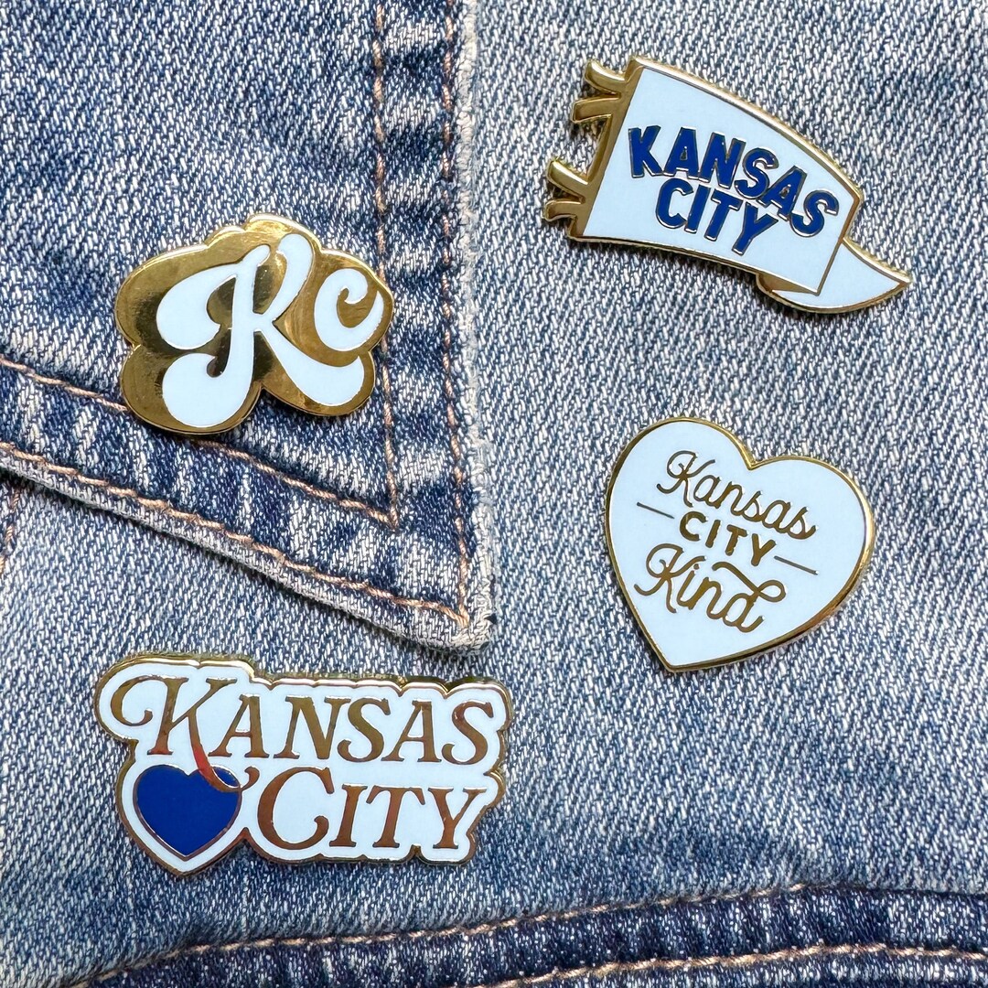 Kansas City Pins, Blue and Gold, Kansas City Royals, Baseball Game Day ...