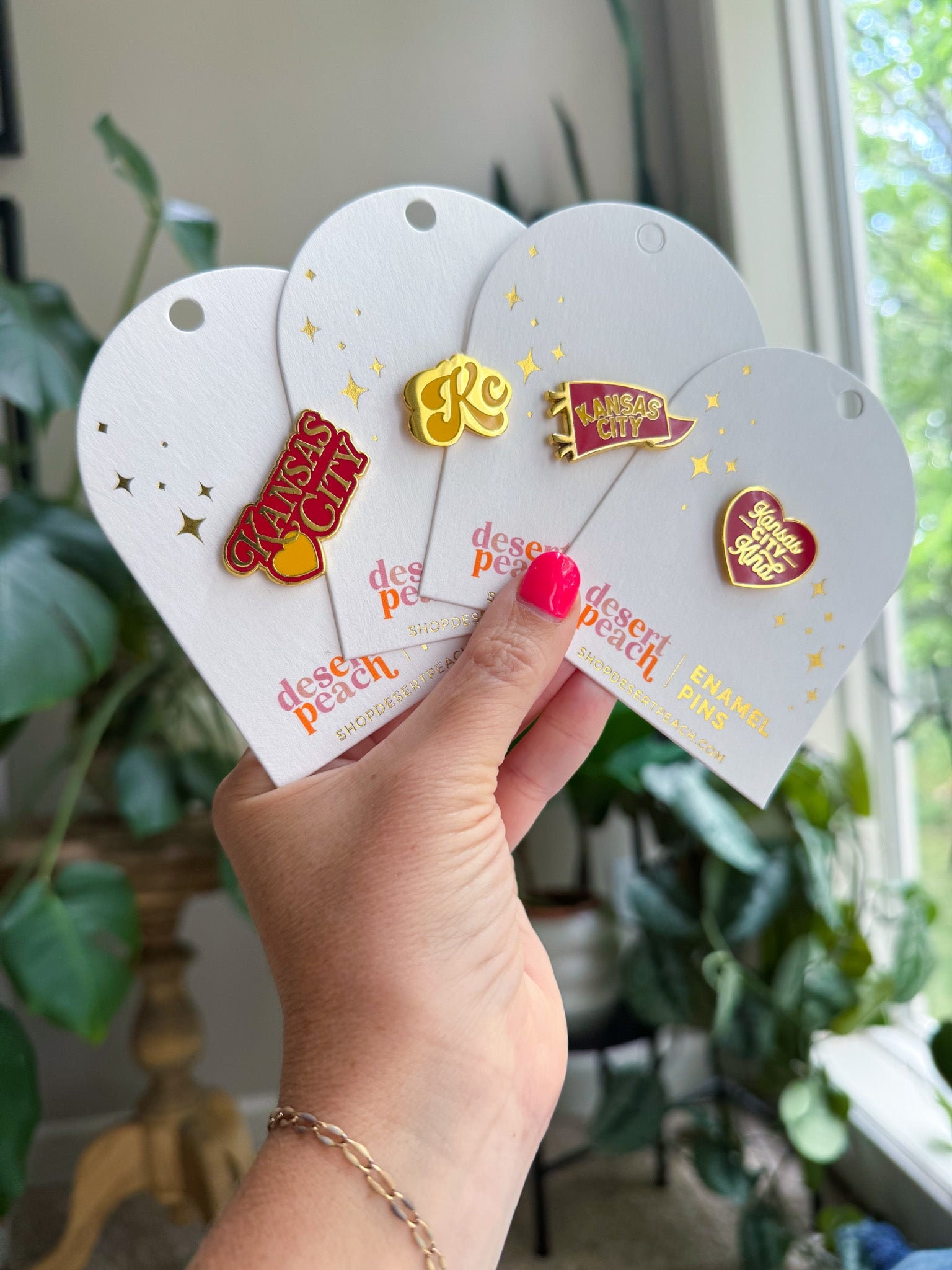 Kansas City Pins, Red and Yellow, Kansas City Chiefs, Game Day Enamel ...