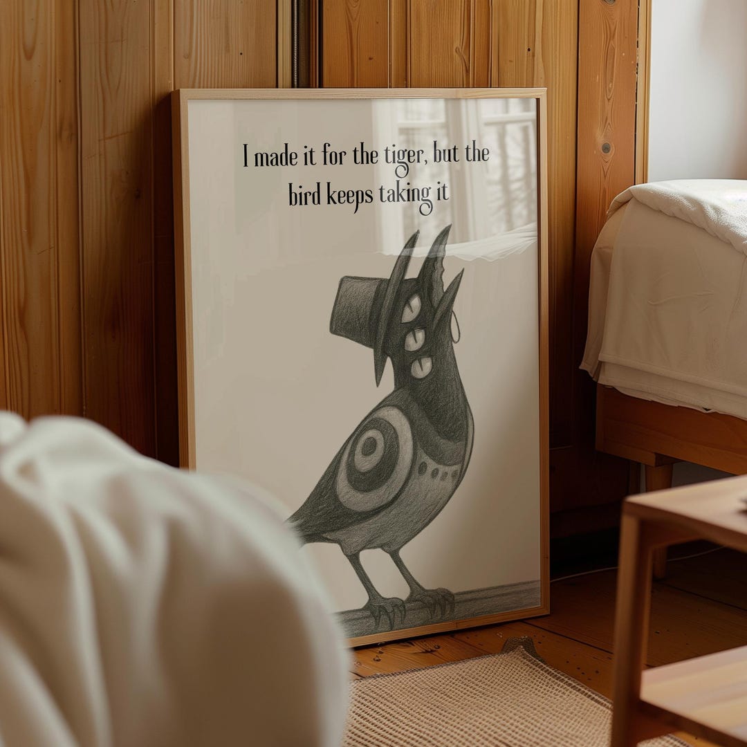 Kpop Demon Hunters Huntrix Bird Wall Art – Kpop Wall Art, Kpop Demon ...