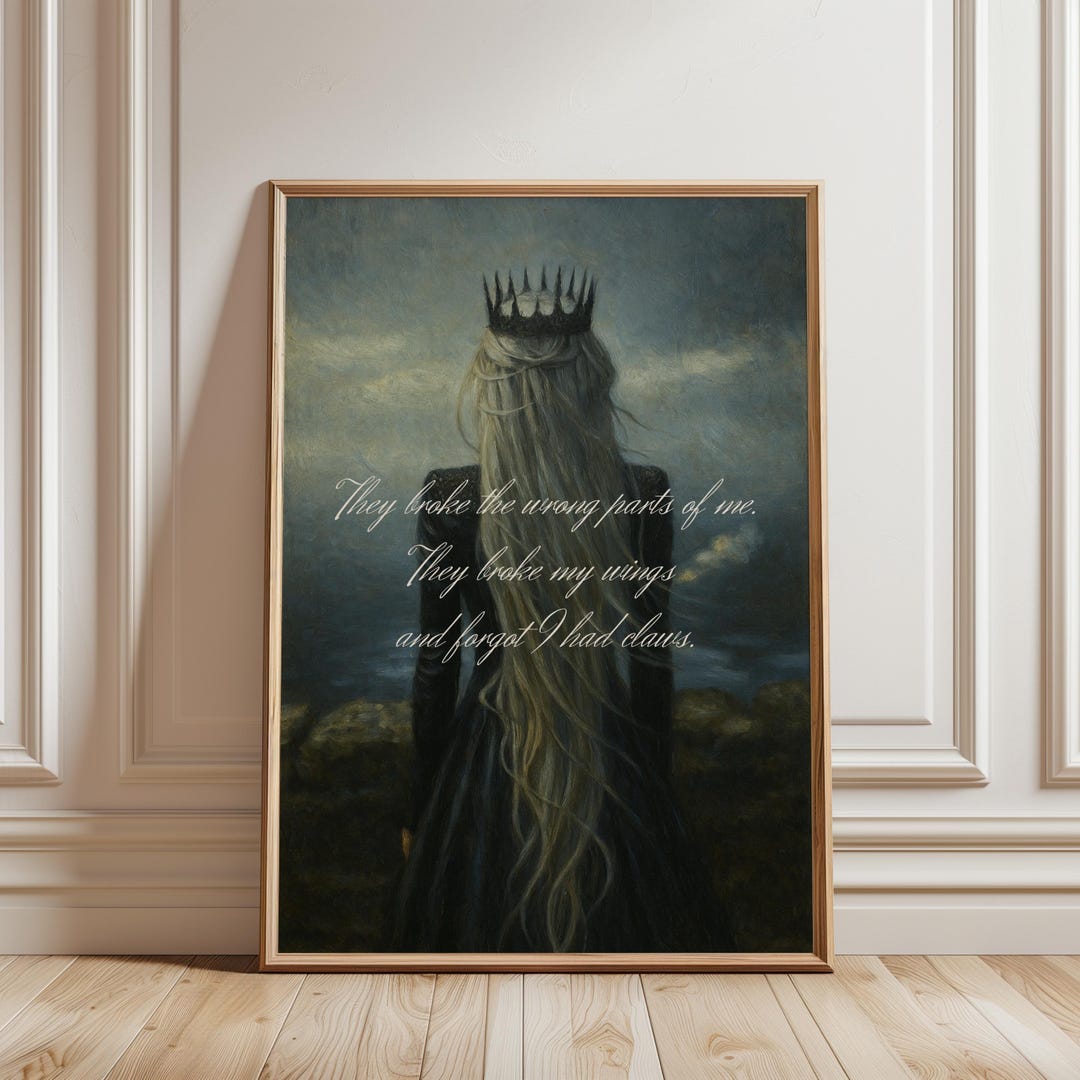 Manon Blackbeak Quote Poster | Throne of Glass Art Print, to Whatever ...
