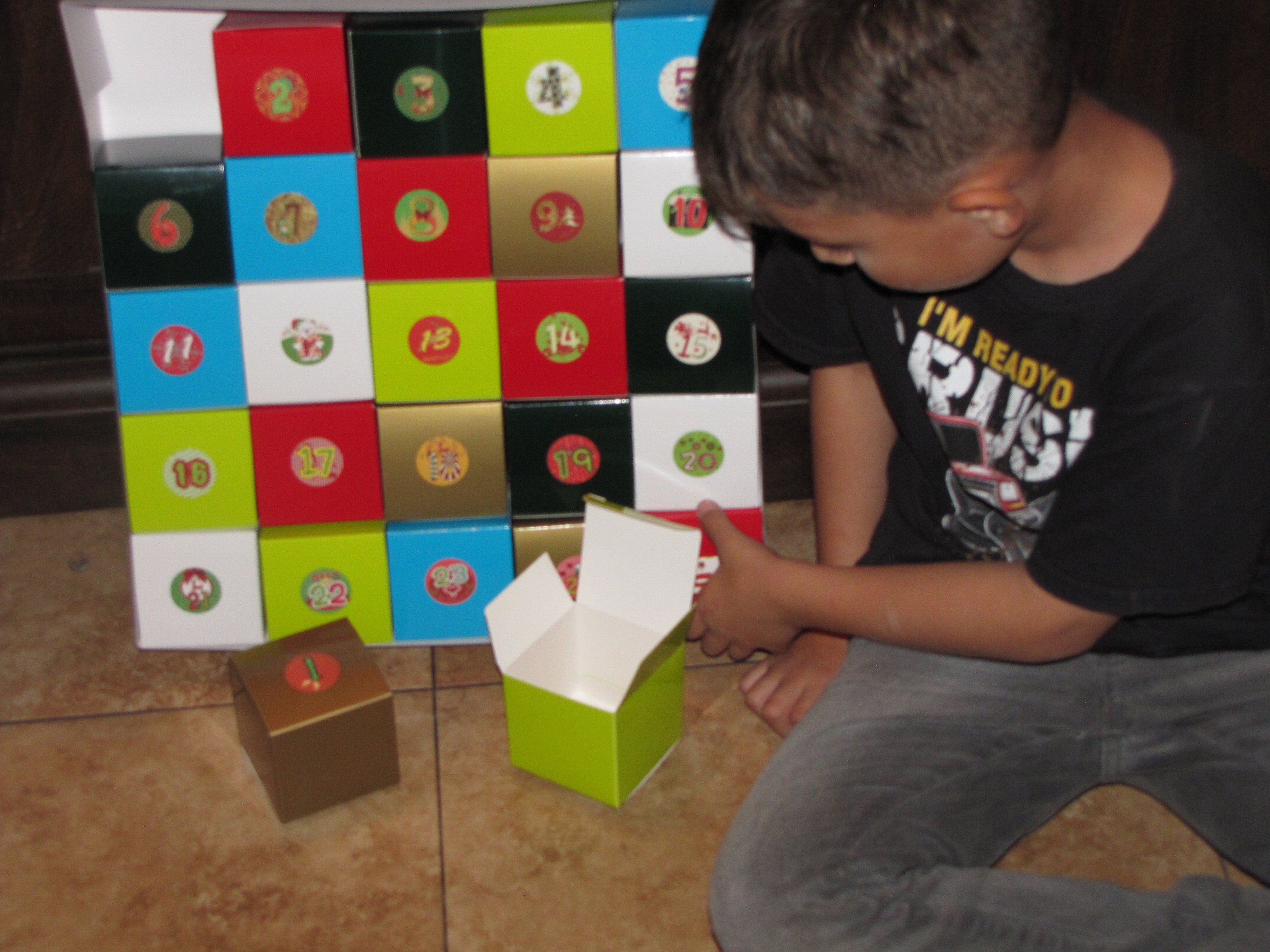 Christmas advent calendar numbers stickers craft DIY 1-24 | Etsy