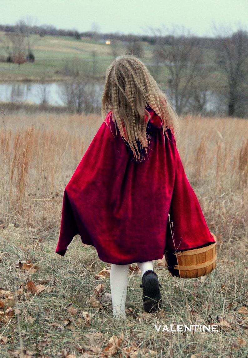 New Hooded Princess Snow White Little Red Riding Hood Inspired - Etsy