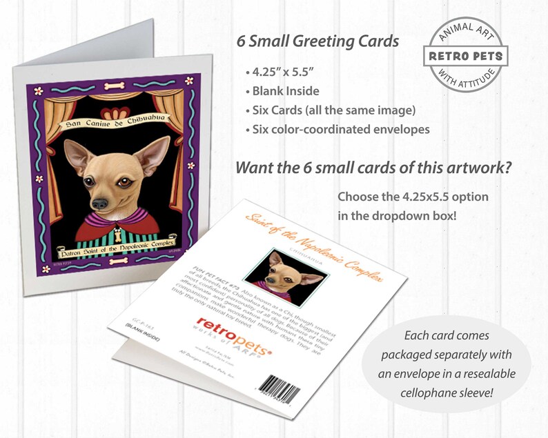 Chihuahua Art Dog Wall Art Napoleonic Complex Dog Decor - Etsy