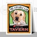 Yellow Lab Art, Dog Wall Art, Dog Decor, Yellow Labrador, Dog Lover ...
