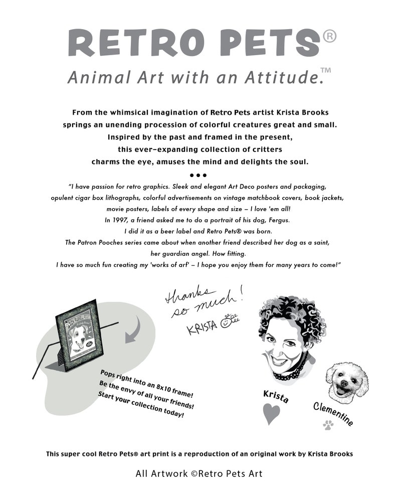 Chocolate Doodle, Labradoodle Art, Chocolate Labradoodle, Animal Wall ...