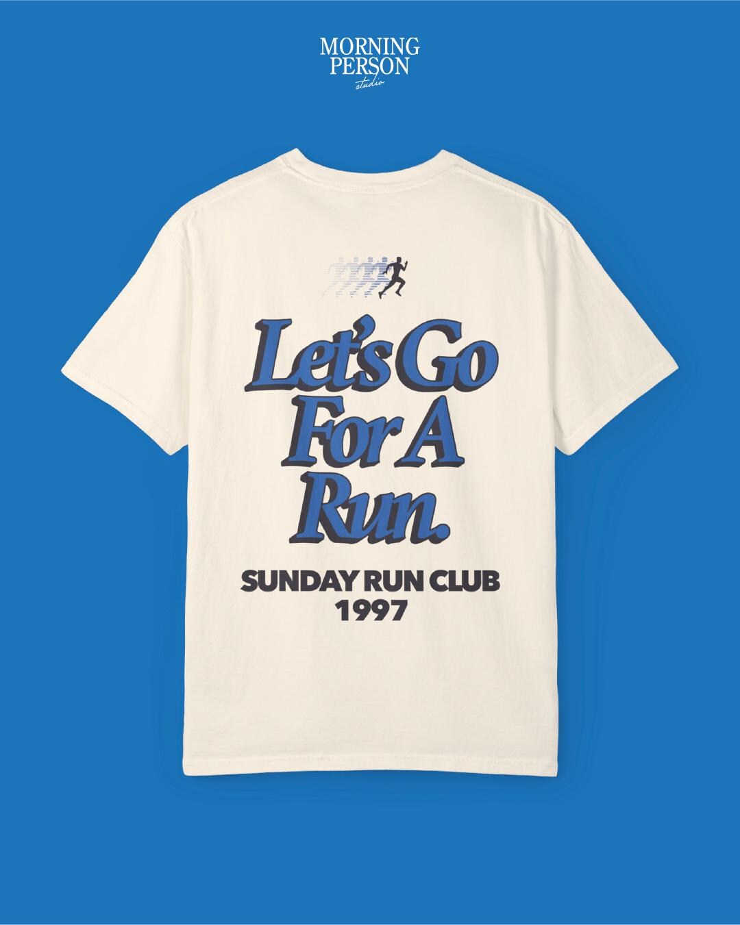 Sunday Run Club Tee: Retro Graphic Comfort Colors T-shirt - Etsy